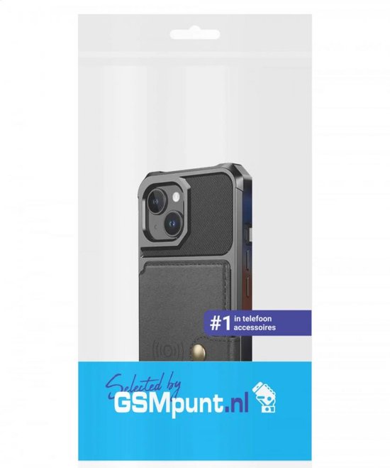 Portemonnee Hoesje Geschikt voor de Apple iPhone 15 - Back Cover met ...
