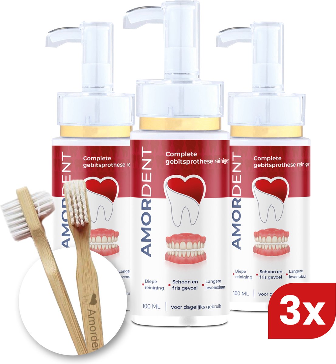Amordent Gebitsprothese Reiniger - Kunstgebit reiniger ...