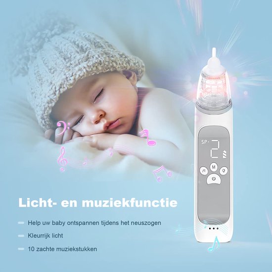 Elektrische neuszuiger Baby Kinderen Stofzuiger Neusreiniger USB ...