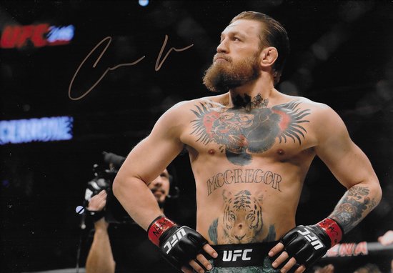 Conor McGregor Kunst - Gedrukte handtekening - 10 x 15 cm - In Klassiek ...