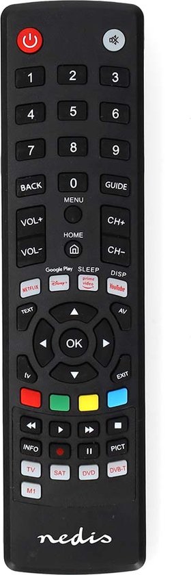 Nedis Universele Afstandsbediening - Voorgeprogrammeerd - 4 Apparaten ...