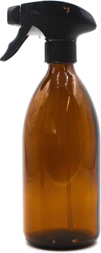 Glazen Amber Spuitfles Sprayfles | plantenspuit | 500 ml Bruin Amber ...