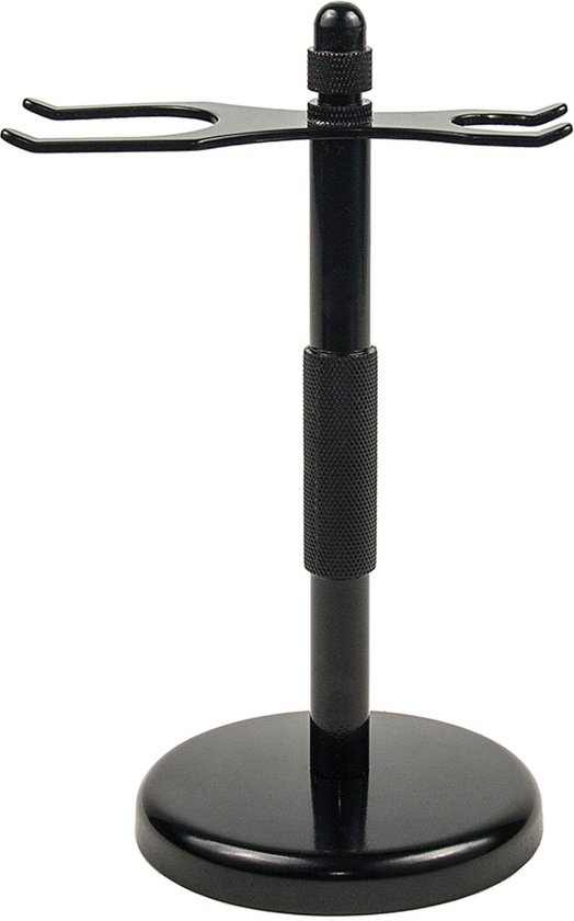 PARKER-DELUXE BLACK SAFETY RAZOR & SHAVE BRUSH STAND | bol