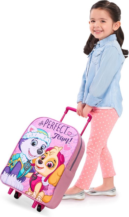 Paw Patrol Skye & Everest Trolley Koffertje Vakantie Logeren | bol