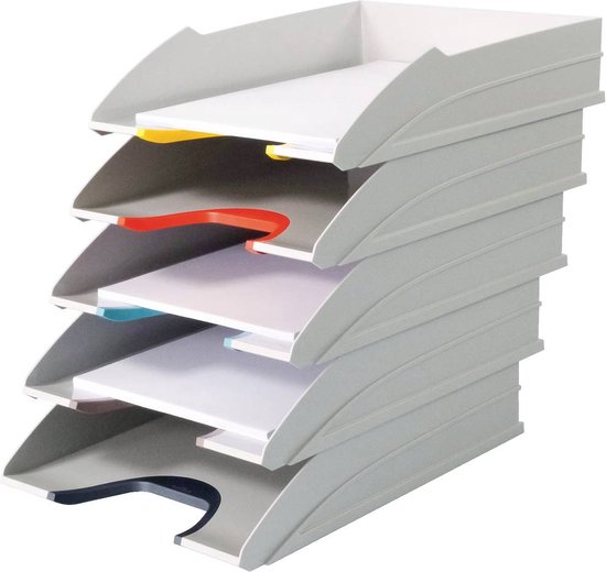Durable 770427 VARICOLOR® MIX TRAY SET Brievenbakje DIN A4, DIN C4 ...