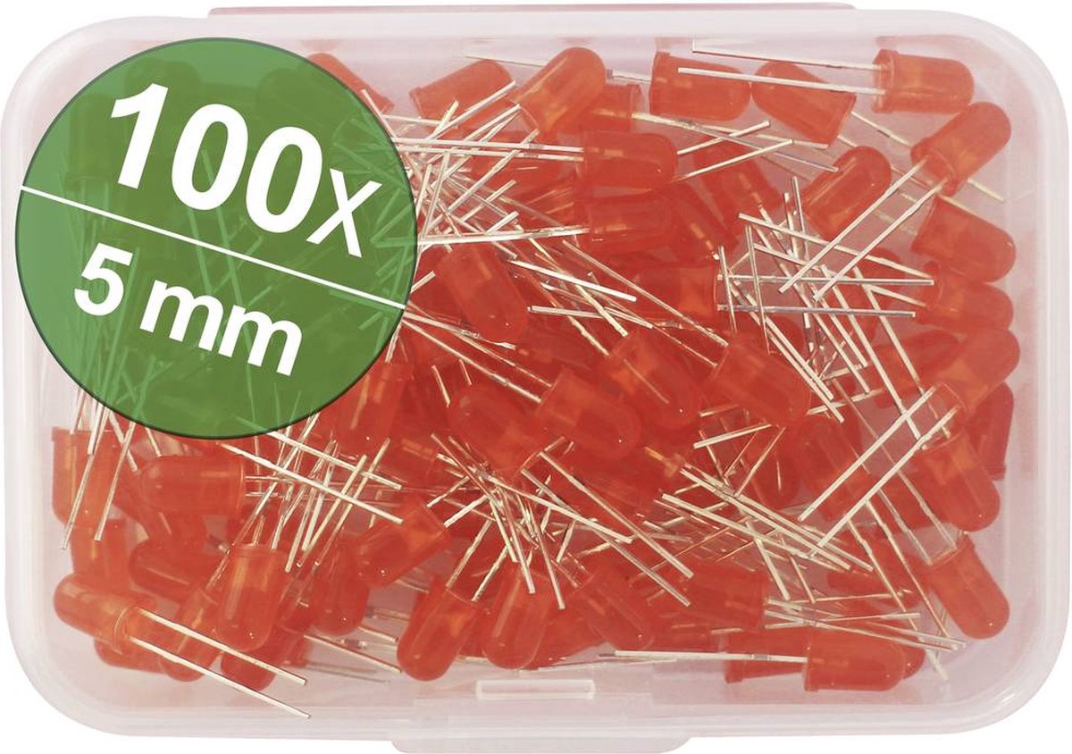 Quadrios LED-assortiment Rood 20 mA 2.0 V | bol