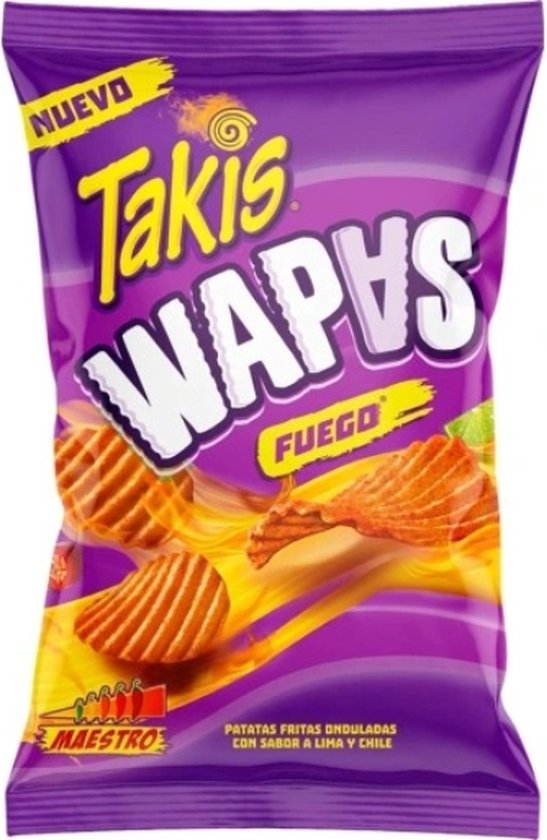 Takis Wapas Fuego Chili & Lime (2.82oz/80gr) | bol