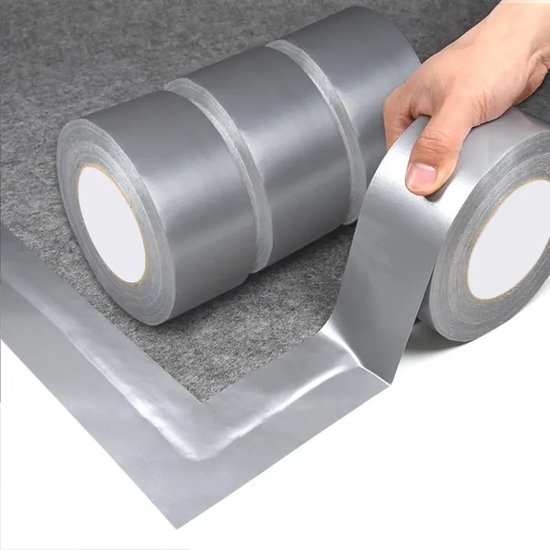 Duct Tape – 2 Rollen – 50mm x 25m – Grijs – Reparatie – Plakband ...