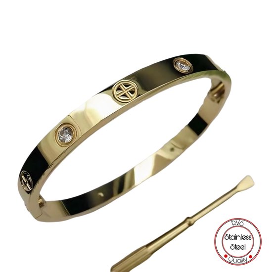 Soraro Zirkonia Exclusieve Armband | Dames en Heren | Schroevendraaier ...