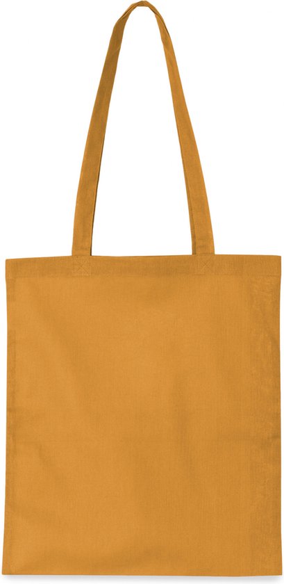 Kimood Shopper bag long handles KI0223 - Curcuma - One size | bol