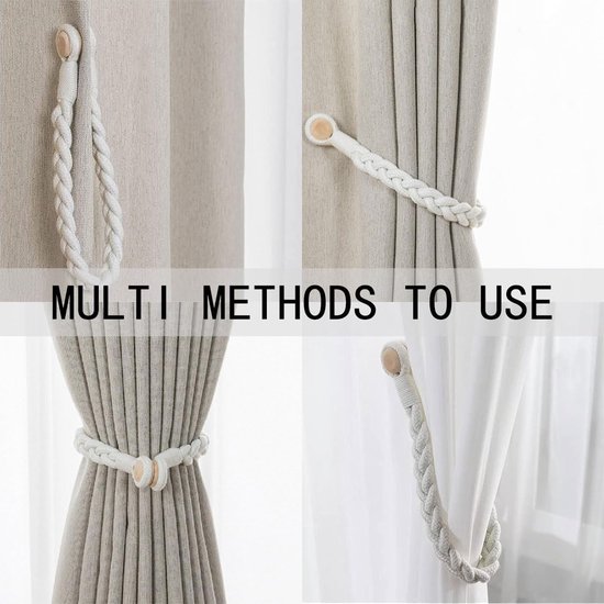 Magnetische Gordijnkoorden , 4-Pack Creatieve Gordijnklemmen en ...