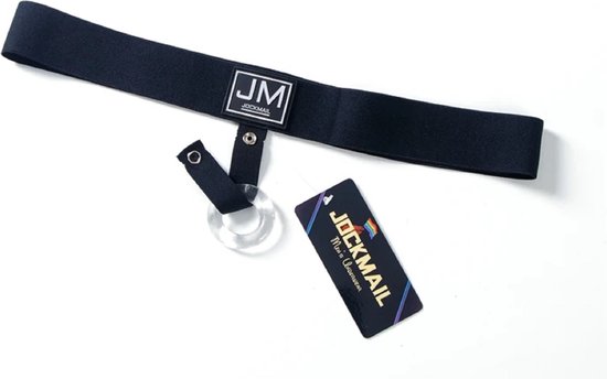 Jockmail - Sexy cockring slip Lingerie Heren S/M - Zwart mannen ...