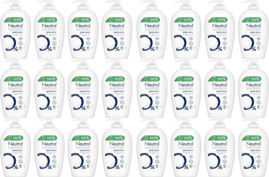 Neutral - Handzeep - Met Pomp - Hand Wash - Sensitive Skin - 250ml x 24 ...