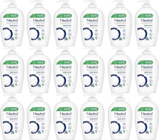 Neutral - Handzeep - Hand Wash - Sensitive Skin - 250ml x 18 | bol