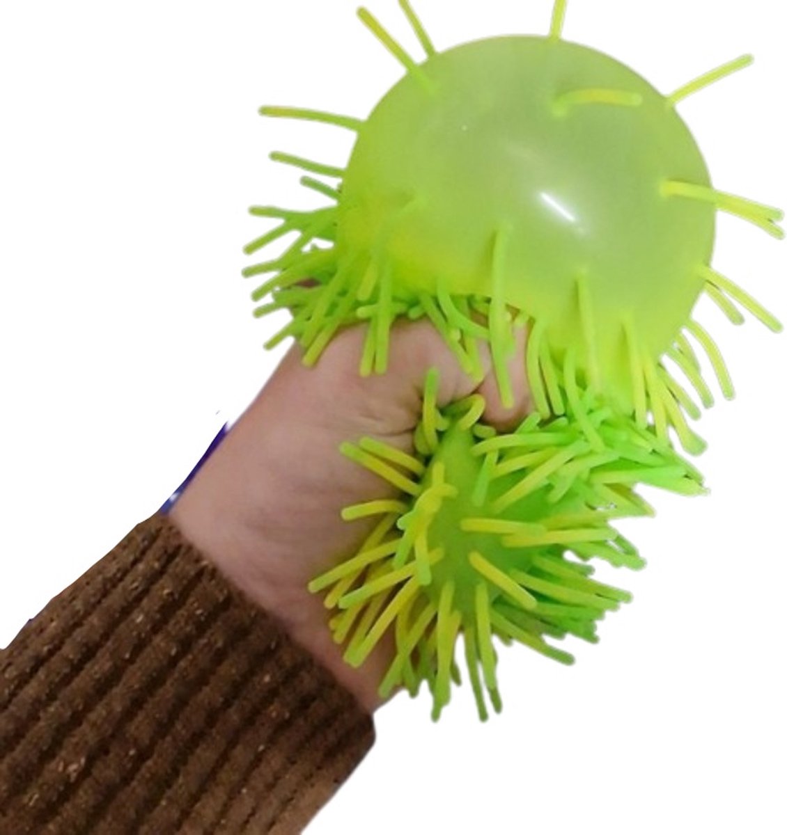 Pufferbal met Spikes 1 exemplaar - Knijpbal voor de hand - Fidget ...