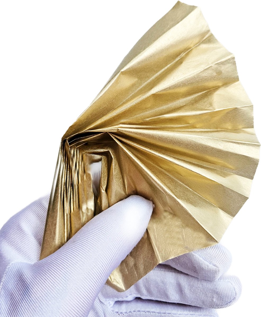 100 stuks A4 Zijdepapier Goud 210 300mm Vloeipapier tissue vloei papier ...