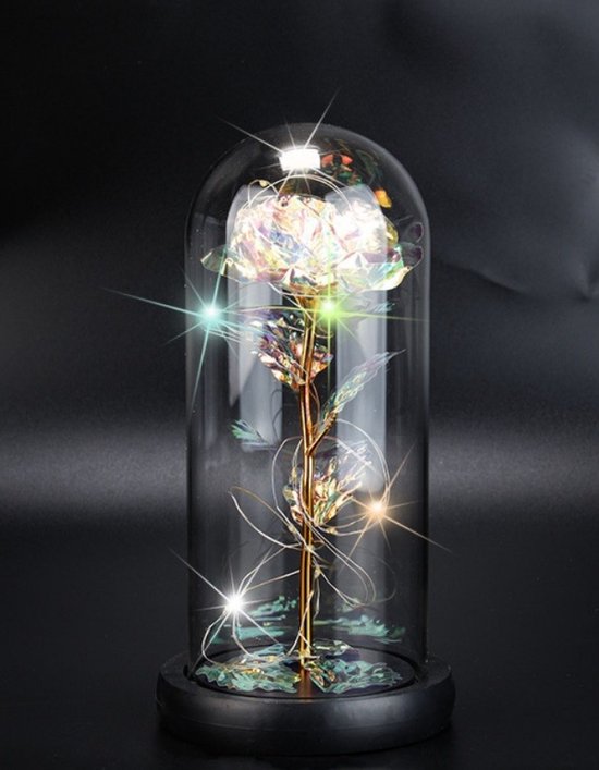 Moederdag Cadeautje - Romantisch Cadeau Rozen - Eeuwige Roos - Witte Roos in glas... | bol