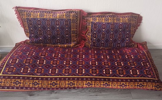Arabic ,Afghans Majlis Mattress Toshak Cushion Cover (3 Pcs) gemaakt in ...
