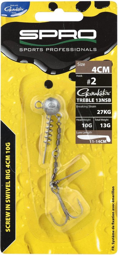 Spro Screw in 360 Rig - 4 cm - 5 gram | bol