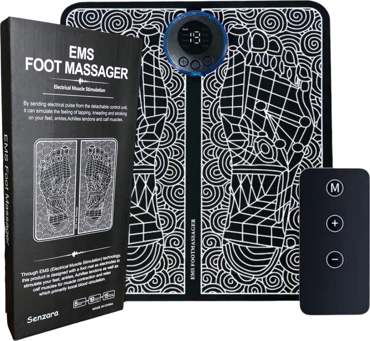 Senzara Voet Massage apparaat - Bloedcirculatie Apparaat - Voetmassage ...