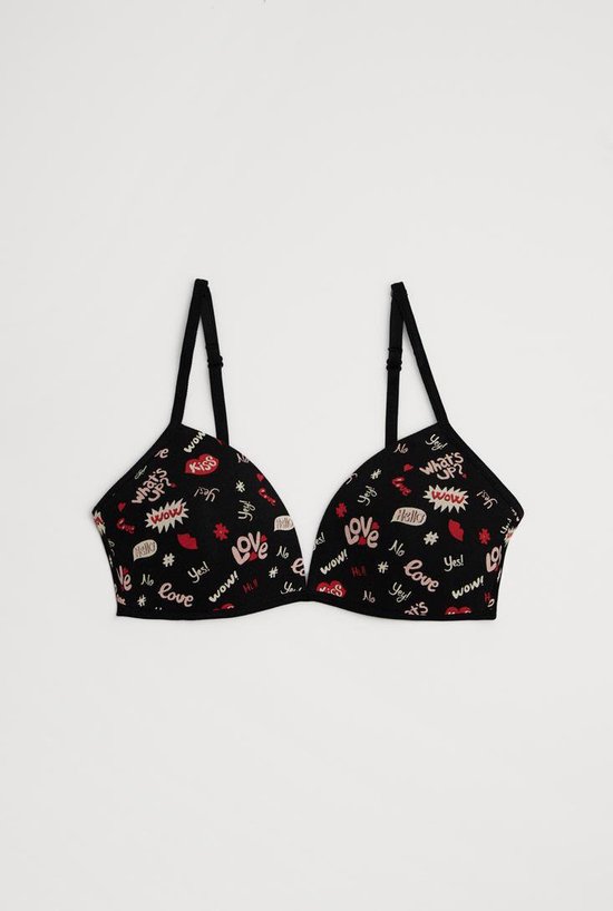 Tienerset BH en slip | eerste Beha | zwart | love YM | bol