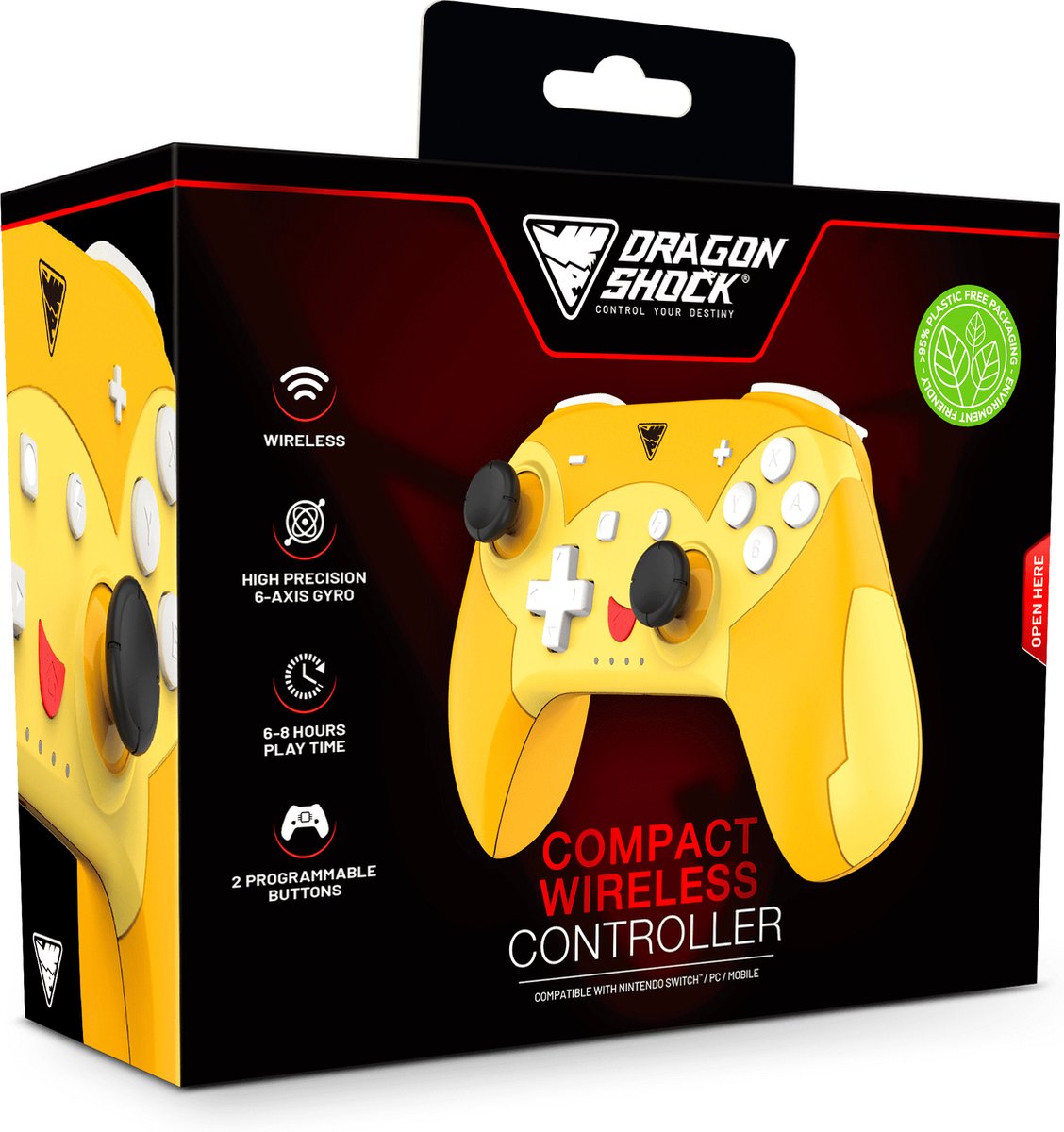 DragonShock - PopTop Compact - Pikachu - Compacte Draadloze Bluetooth ...