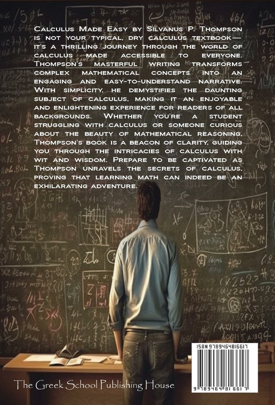 Calculus Made Easy, Silvanus P Thompson | 9789464816617 | Boeken | bol