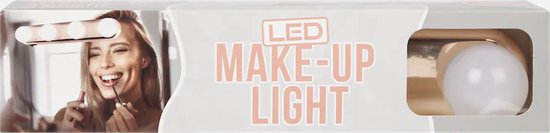 Studio Light Hollywood Make-up Spiegellamp met zuignap - Rosegold ...