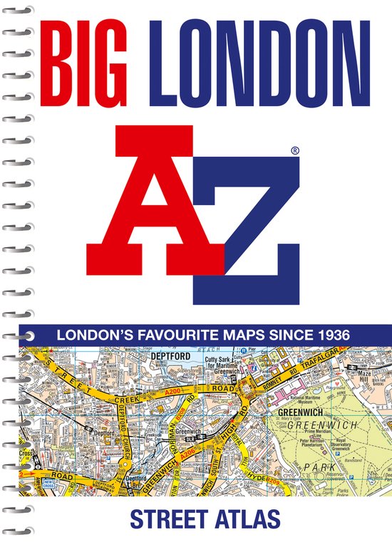 Big London A-Z Street Atlas, A-Z Maps | 9780008663506 | Boeken | bol