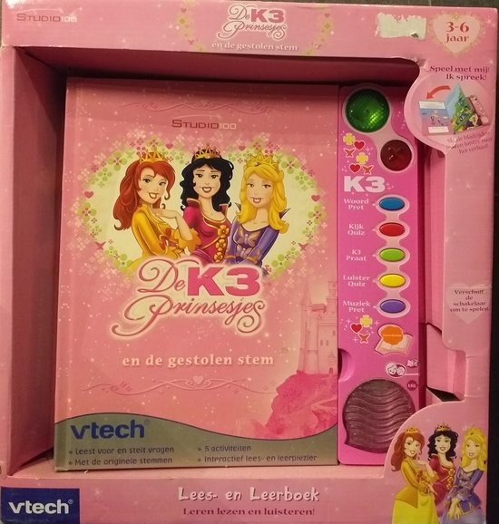 V Tech Lees en Leerboek - De K3 prinsesjes en de gestolen stem - Studio ...