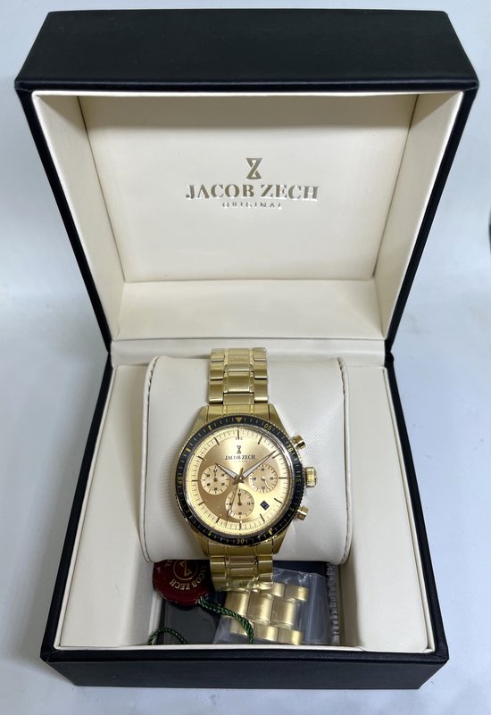 Jacob Zech heren polshorloge stalen band Milano Z13.1590.001 | bol
