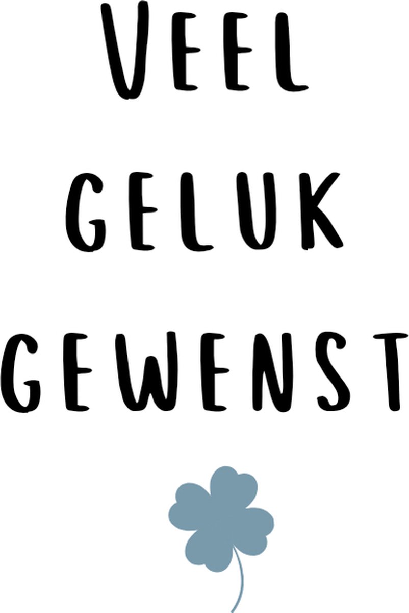 Sloef Stationary Wenskaart - Veel geluk - set van 5 - luxe wenskaarten ...