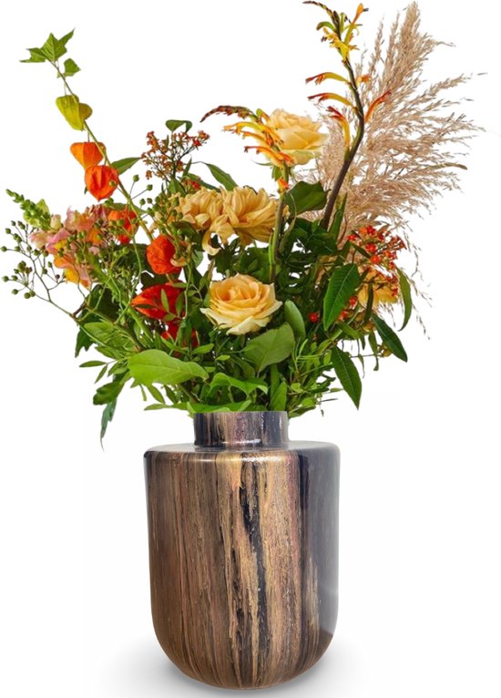 ORGNL Art Design - Handbeschilderde design vaas - 40x30 cm - kleurrijk ...