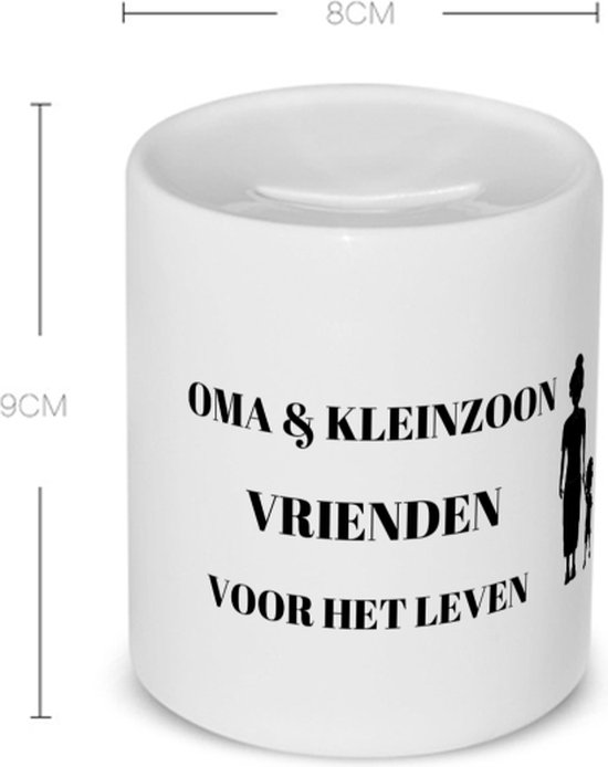 Akyol - oma en kleinzoon vrienden voor het leven Spaarpot - Vriend - oma/kleinzoon -... | bol