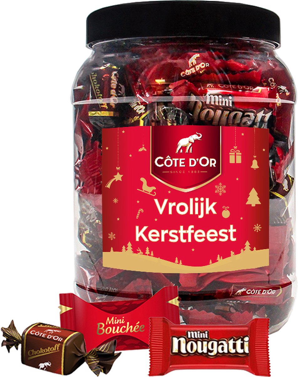 Best of Côte d'Or mix "Vrolijk Kerstfeest" kerstcadeau - Mini Bouchée ...