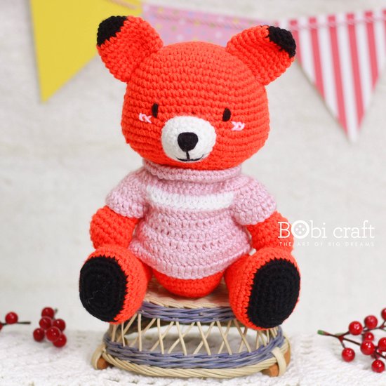 Bobi craft The Lively Foxxie - Knuffel vos 23cm | bol