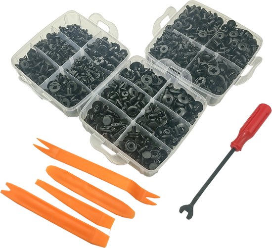 Plastic Clips Popnagel - 625 stuks - Motor Kuip Clips - Auto Interieur ...