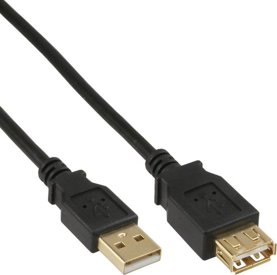 InLine USB naar USB verlengkabel - USB2.0 - 5 meter | bol