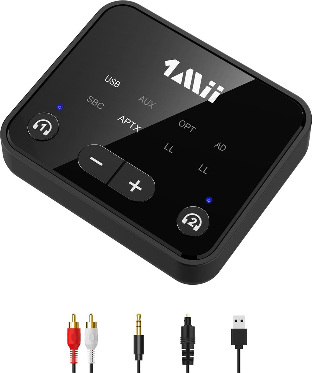 Equivera Bluetooth Transmitter - Bluetooth Receiver - 2-in-1 ...