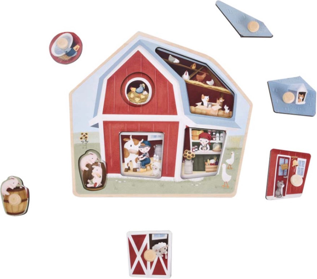 Little Dutch - Puzzel boerderij FSC - Little Farm | bol