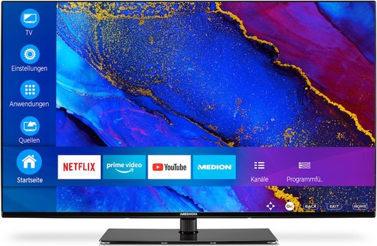 Medion Smart TV X14333 (MD 31945) - 43 inch (108 cm) - Televisie - 4K ...
