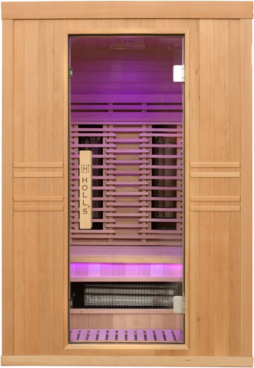 Infraroodsauna / infraroodcabine voor 2 personen - Holl's PureWave 2 ...