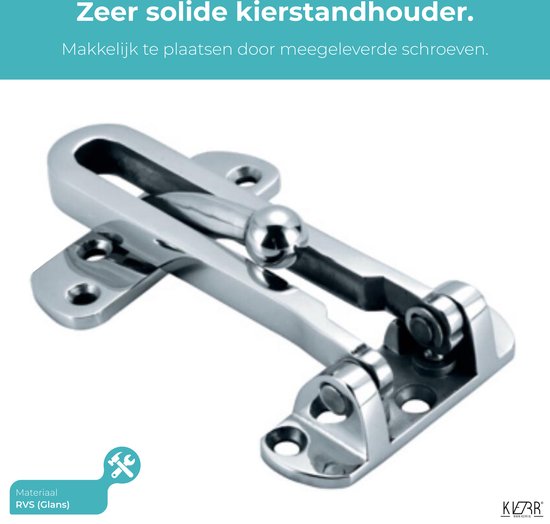 Kierstandhouder Deurbeveiliging Guard RVS Deurbegrenzer ...