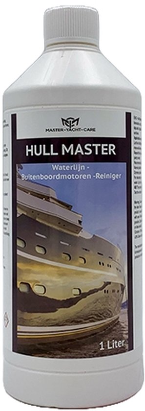 HullMaster - Master Yacht Care - Romp en Waterlijn schoonmaakmiddel- Vet & Klak... | bol