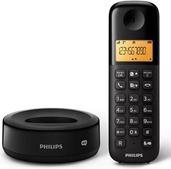 Philips DECT Telefoon D1651B/01 - Draadloze Telefoon met ...