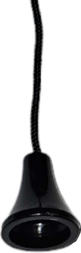 Trekkoord voor trekschakelaar - 1,50 M - Zwart | bol