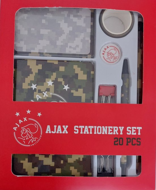 Ajax Stationery Set - Schrijfwaren set - 20-DELIG - Washi Tapes ...
