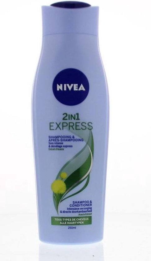 Nivea Shampoo 2 in 1 Care Express - 250 ml - Voordeelverpakking 3 stuks ...