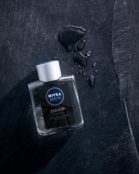 NIVEA MEN Deep Aftershave Lotion - 100 ml - Voordeelverpakking 18 stuks ...