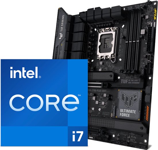 Azerty Bundel ASUS 13700K - Bundel - Intel Core i7-13700K - ASUS TUF Gaming Z790-Plus WiFi | bol